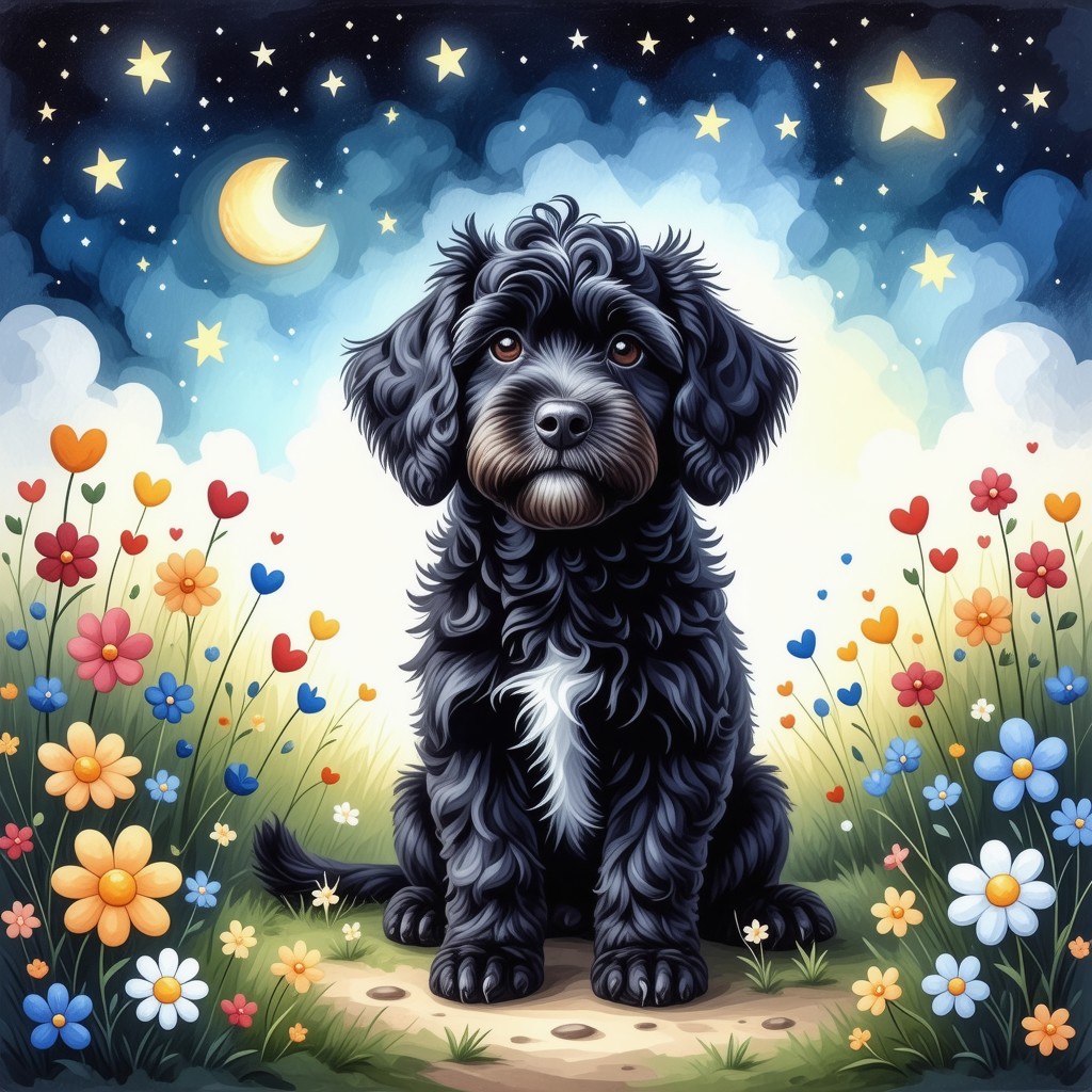 Everything You Need to Know About Black Labradoodles: Rarity, Costs ...